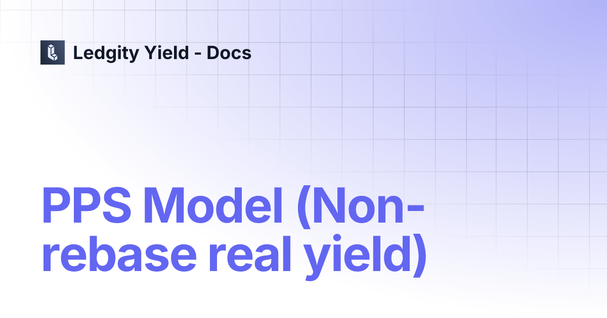 Financial Setup | Ledgity Yield - Docs
